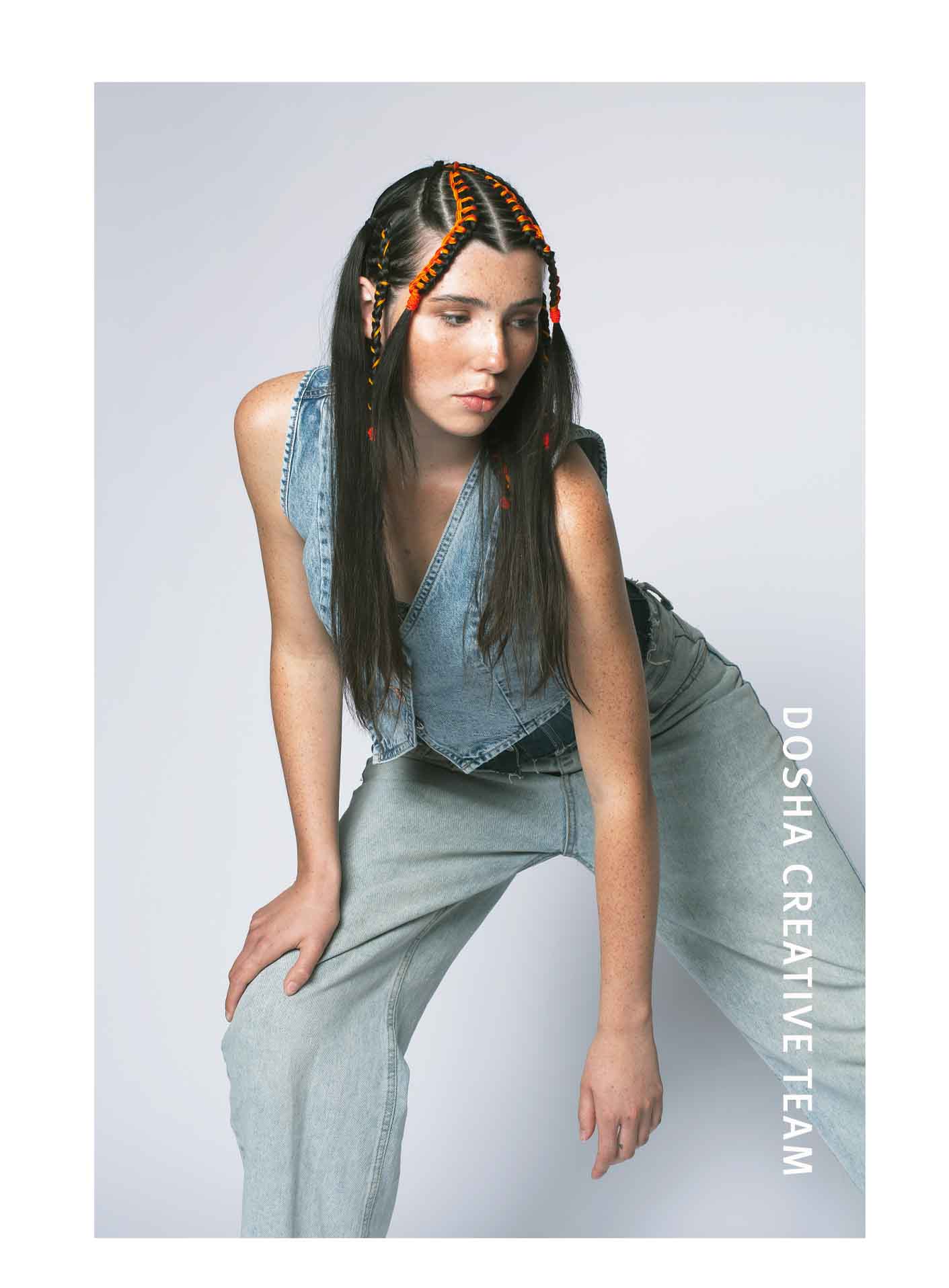 Braids+denim Photoshoot